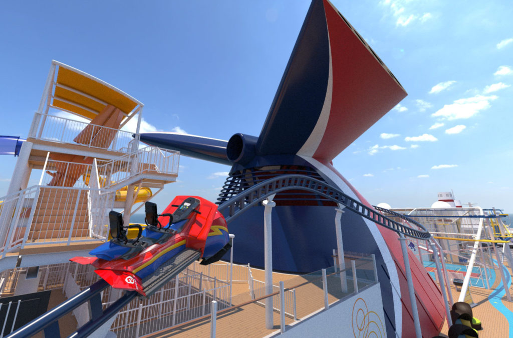 Carnival Cruise Line Unveils Details on First Roller Coaster - OCQ