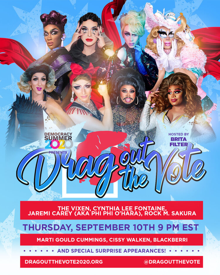 Dr Steven chats with Jackie from Drag Out the Vote - OCQ