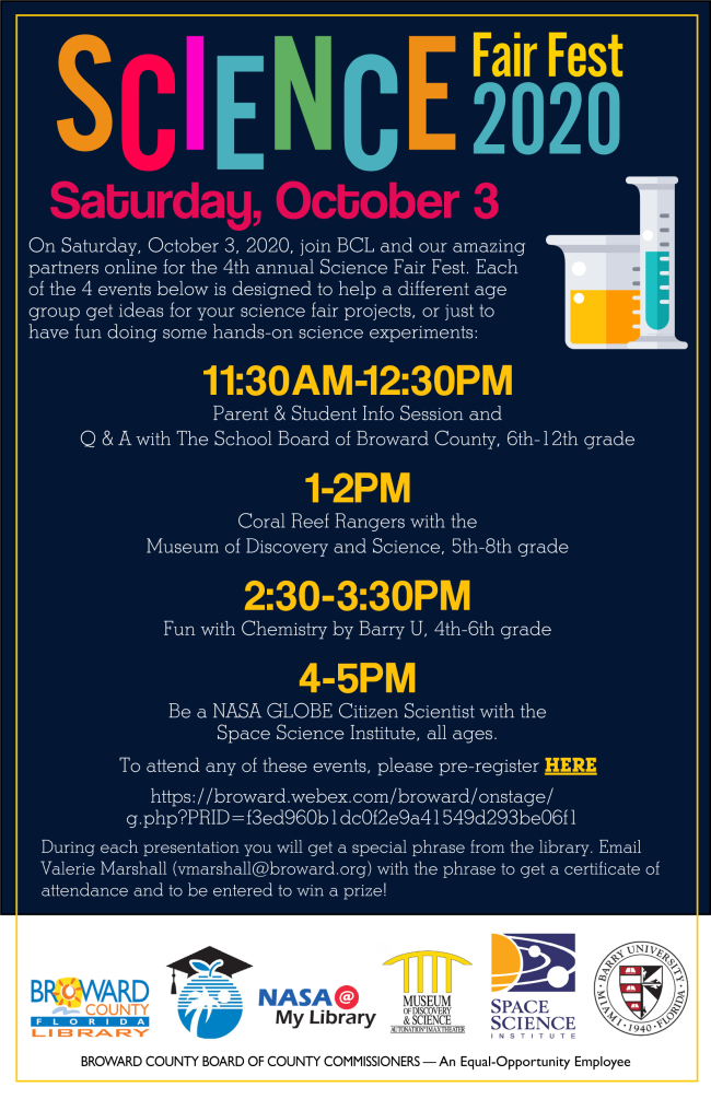 Free Virtual Science Fair Fest - OCQ