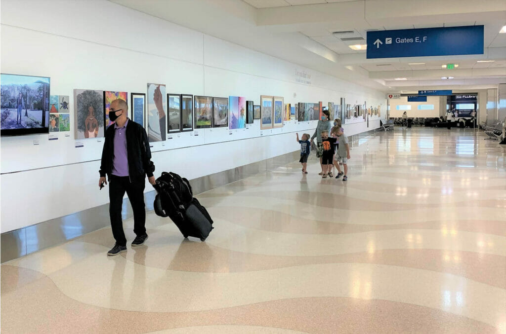 Airport Employee Art Exhibition I Bet You Didn't Know! - OCQ