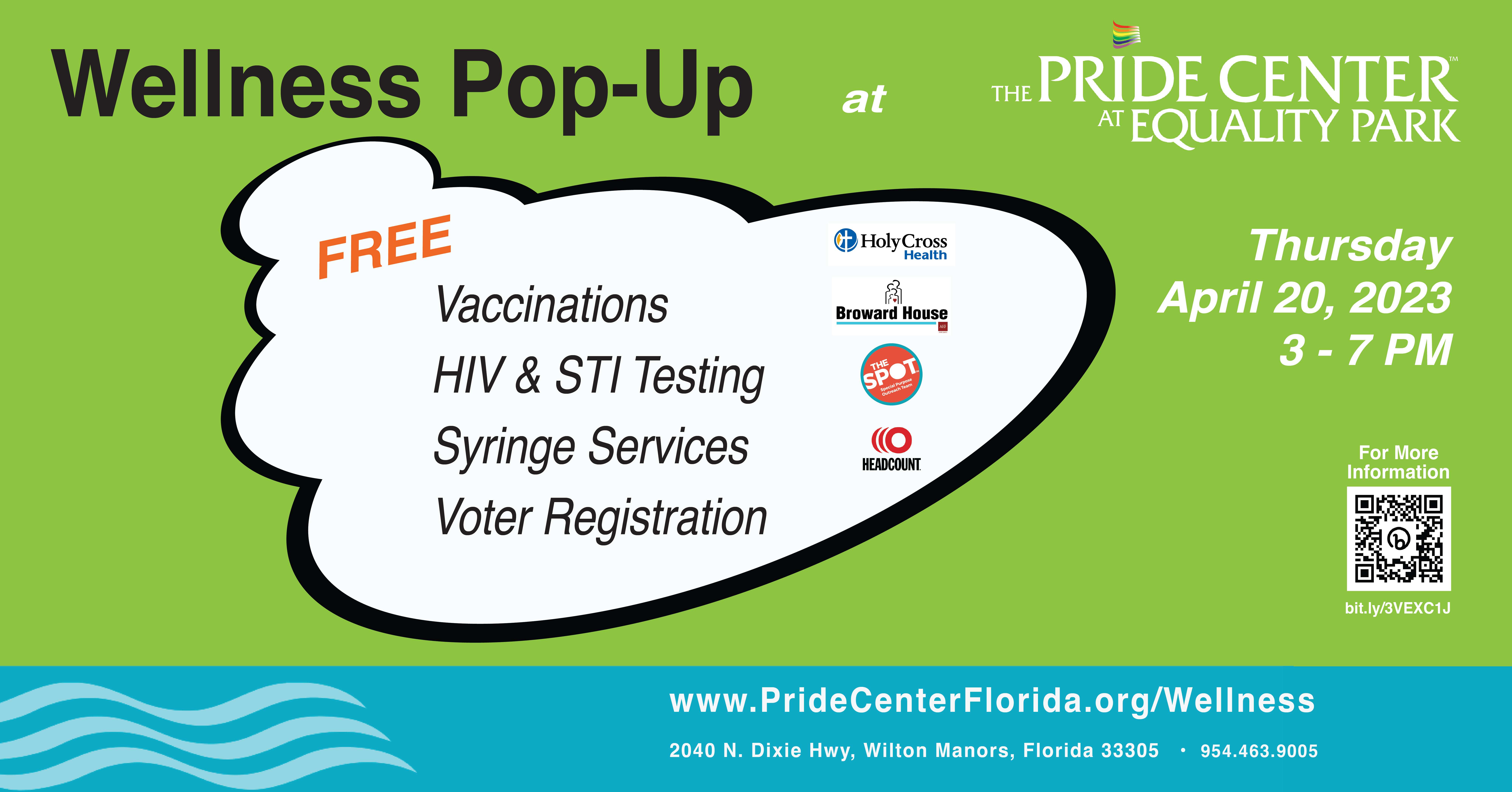 Wellness Pop-Up Event - The Pride Center - https://www.outclique.com