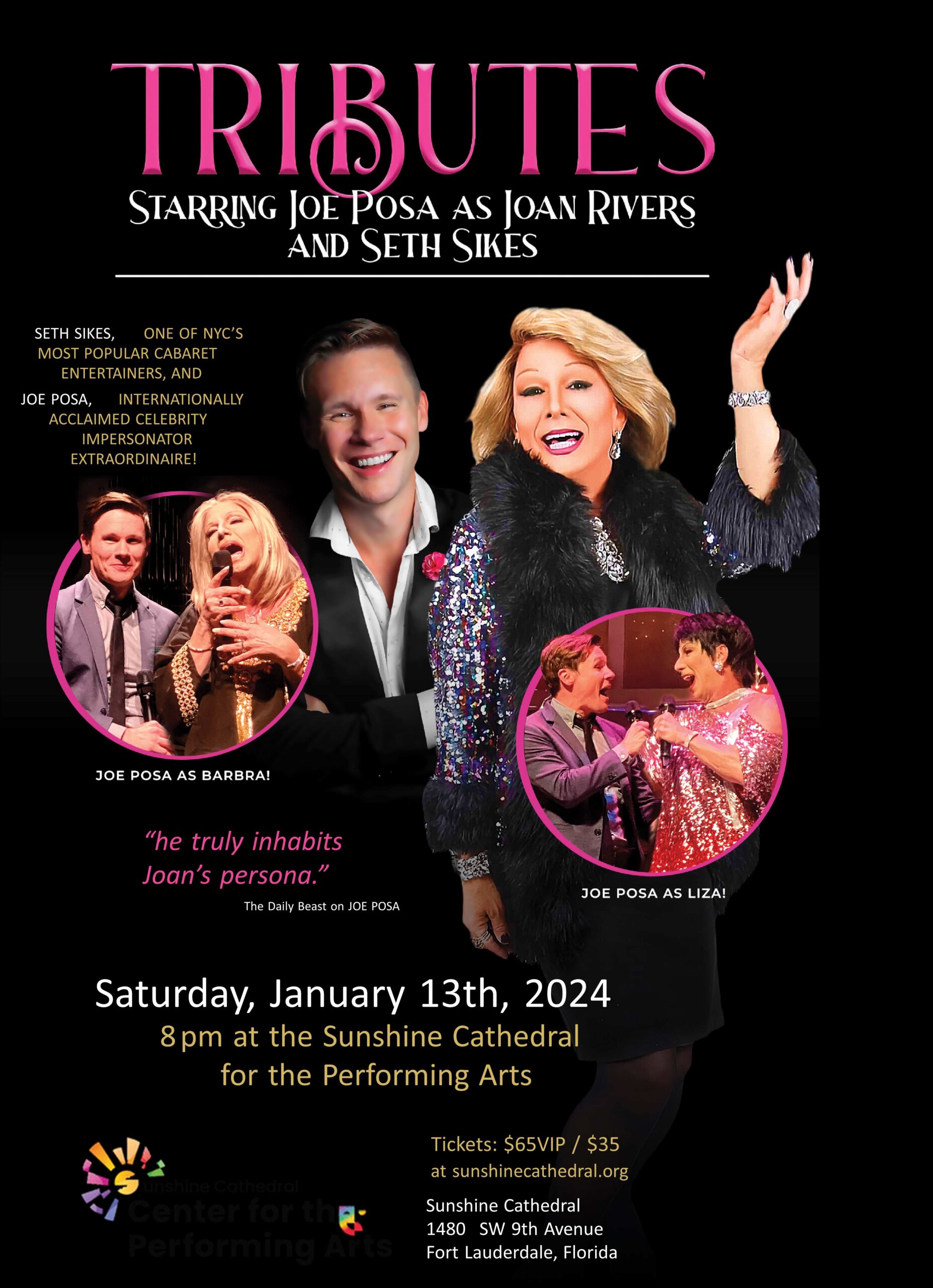 “TRIBUTES” starring Joe Posa & Seth Sikes - OCQ