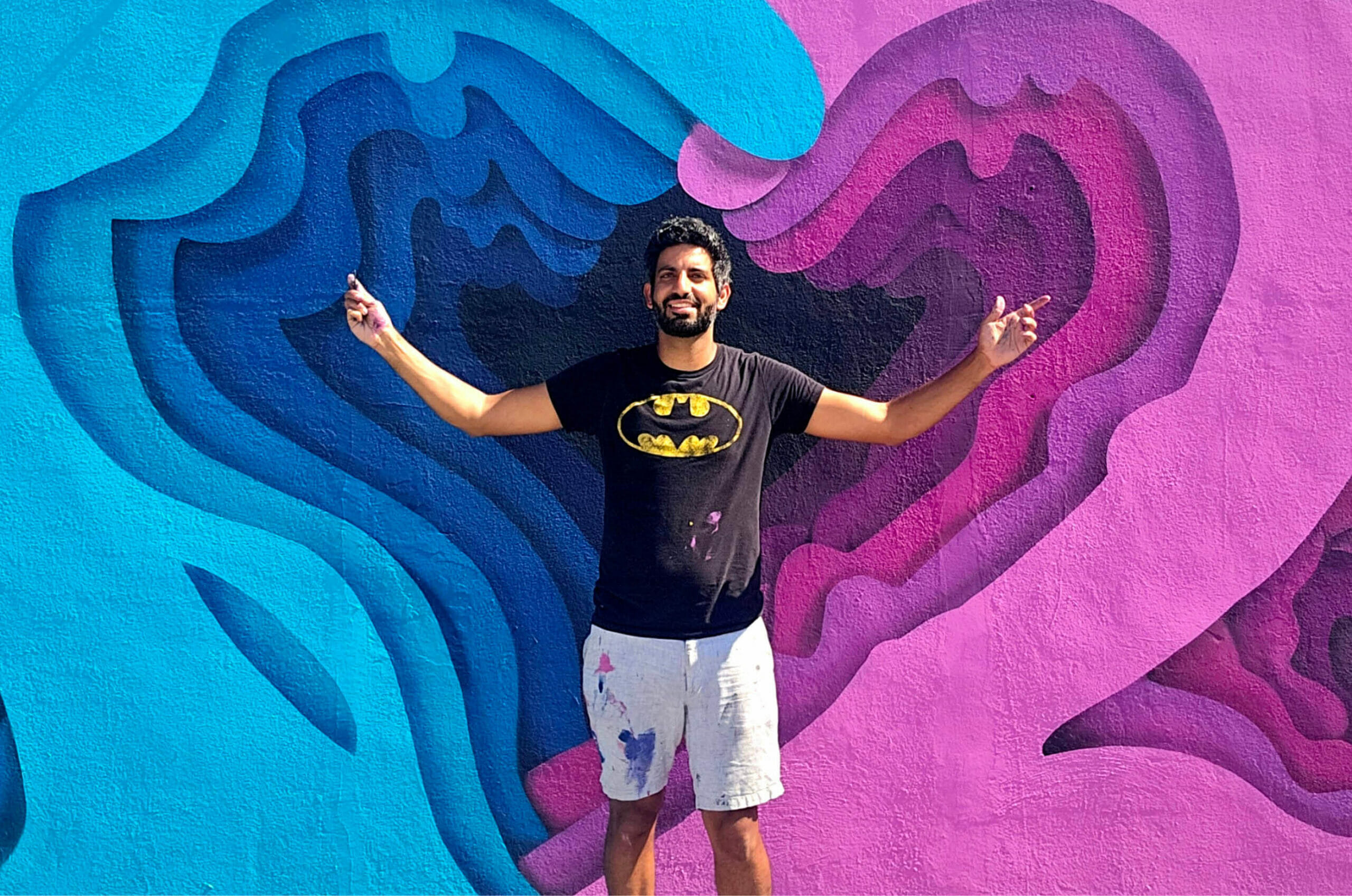 Unity in Color: Avi Ram's Vibrant Tribute to LGBTQ+ Identity - OCQ